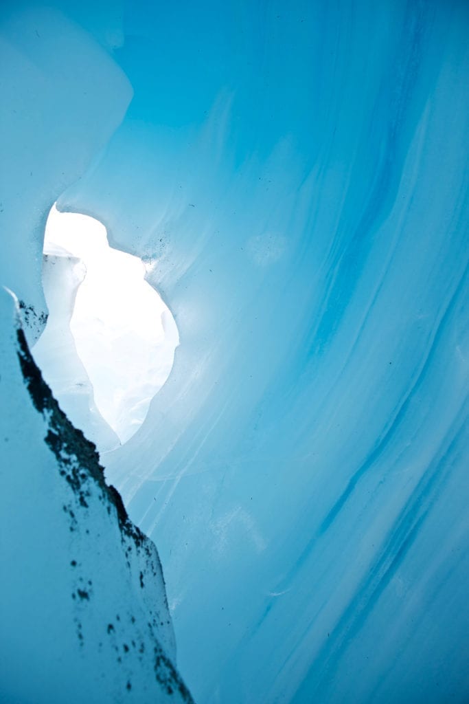 Heli Ice Cave Exploring with Compass Heli Tours | Go Live Explore